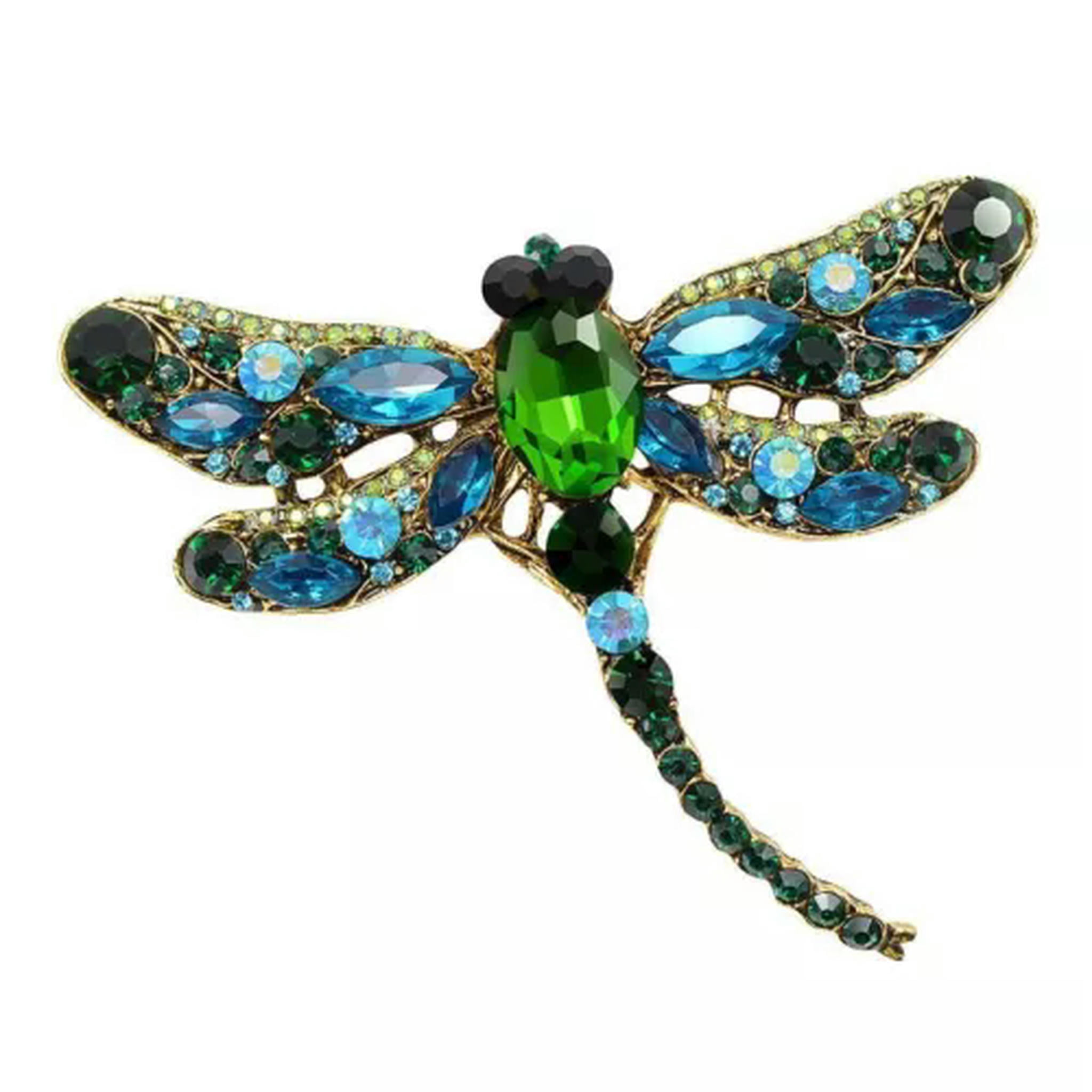 WBQF Insect Series Dragonfly Brooches & Pins Collar Decor Badge Corsage ...