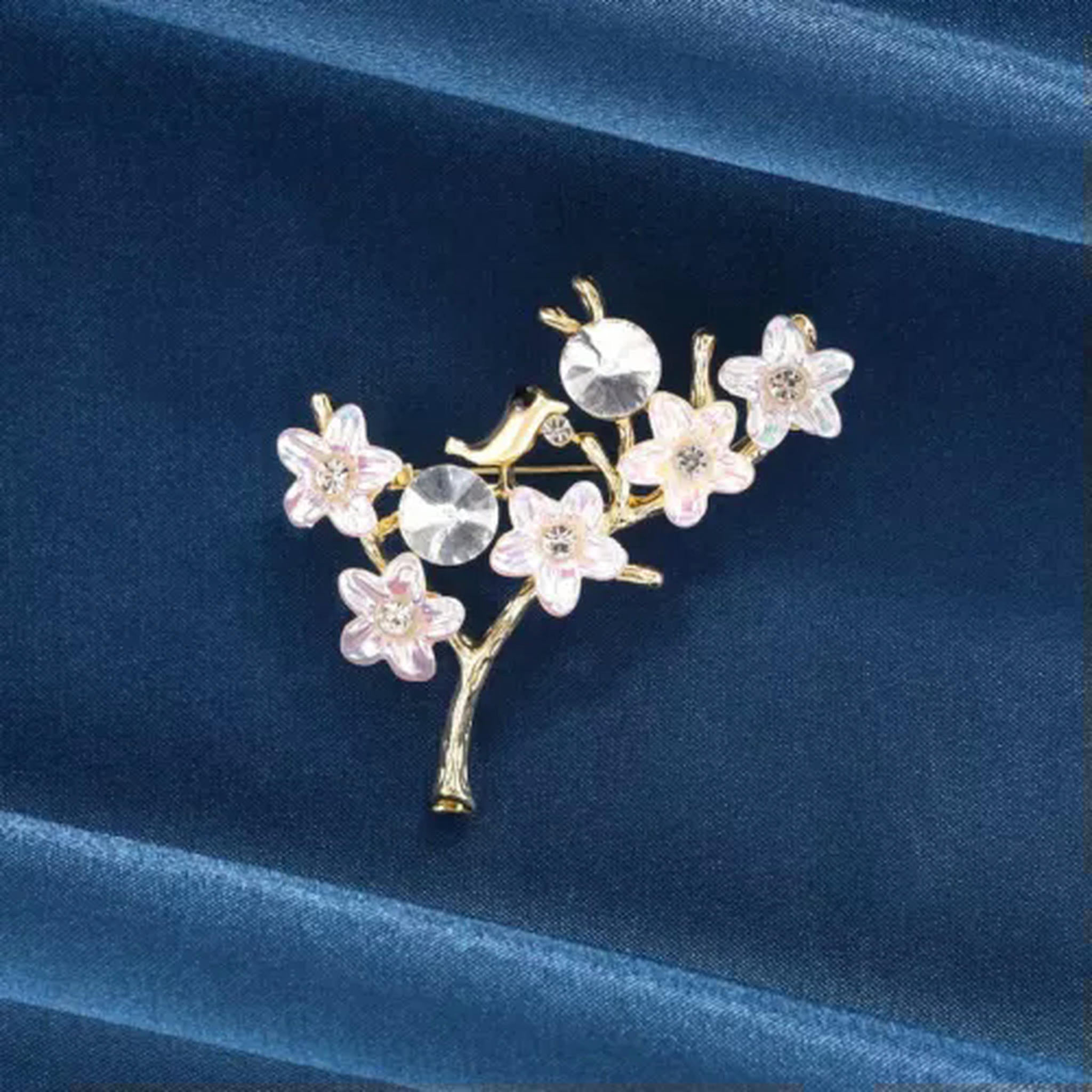 WBQF Retro Chinese Style Design Plum Brooch Pin Elegant Temperament ...