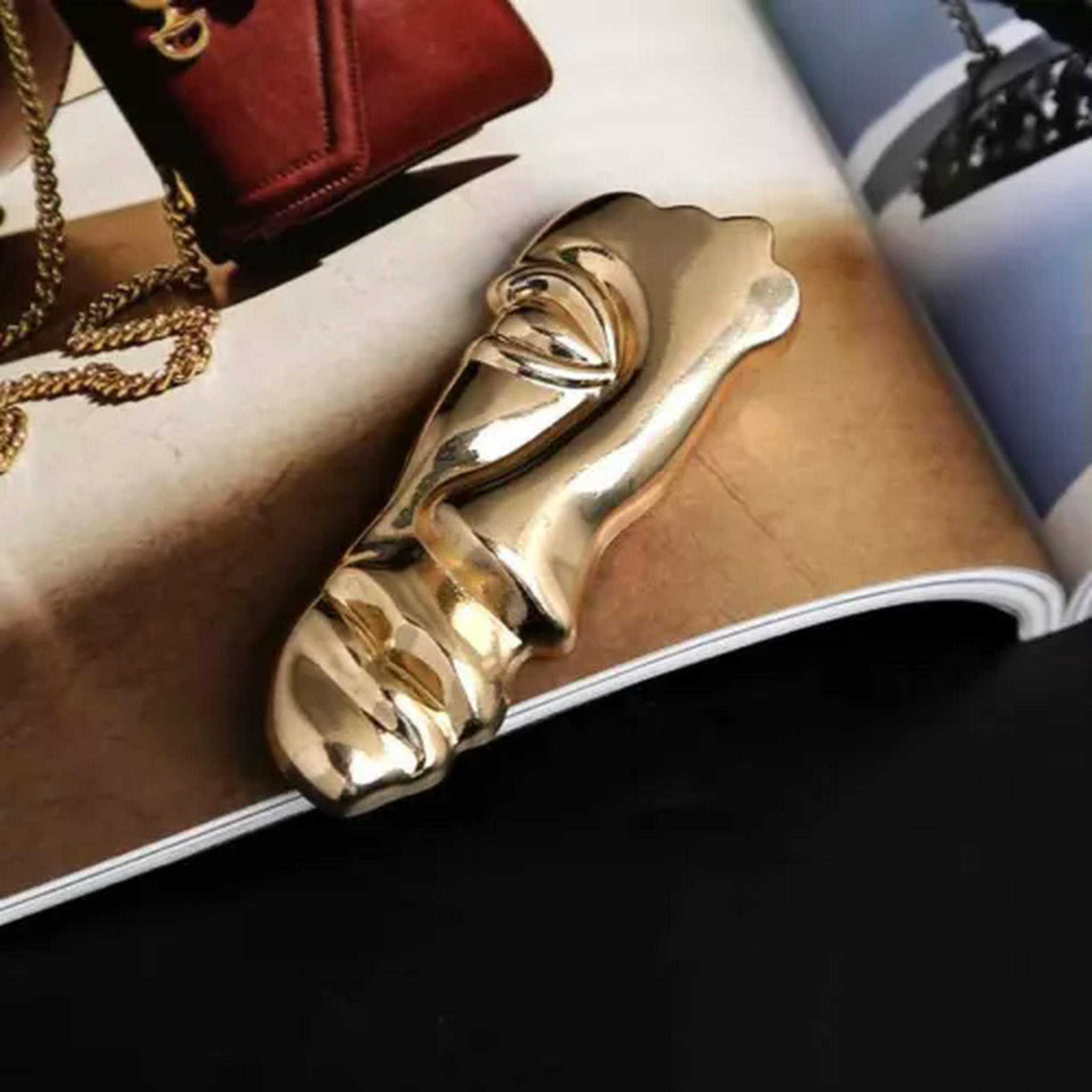 WBQF Retro Court Style Baroque Pearl Brooch Egyptian Pharaoh Mask ...