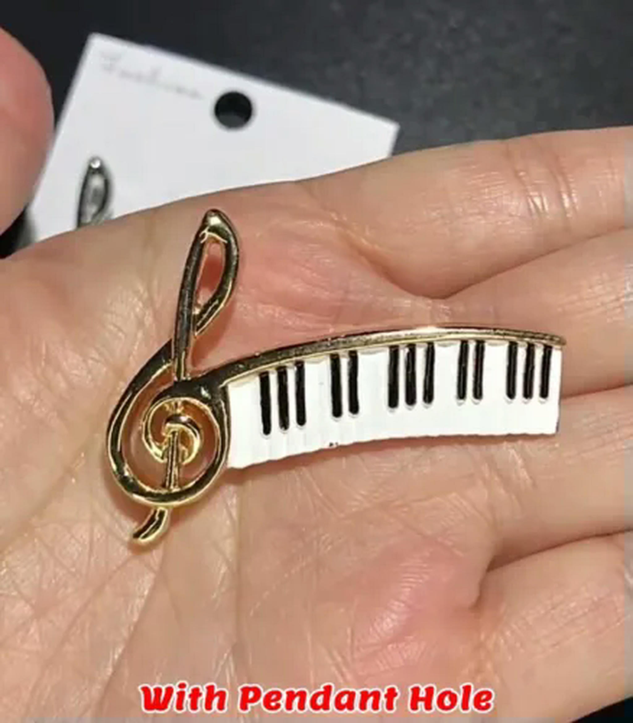 WBQF Vintage Music Brooch Musical Instruments Badge Jewelry Women Men ...
