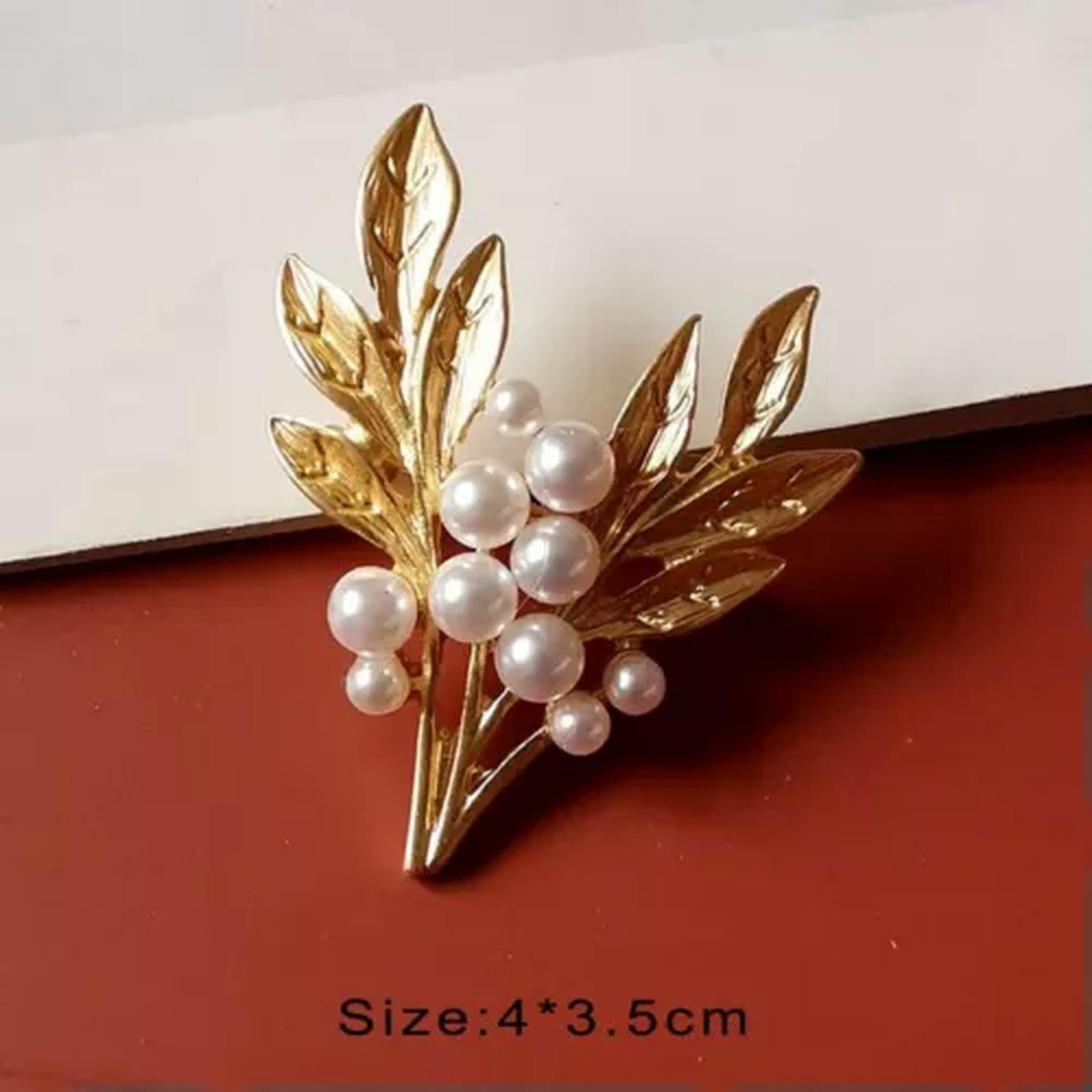 WBQF vintage Baroque Flower Brooch Western Retro Palace Pearl Brooches ...