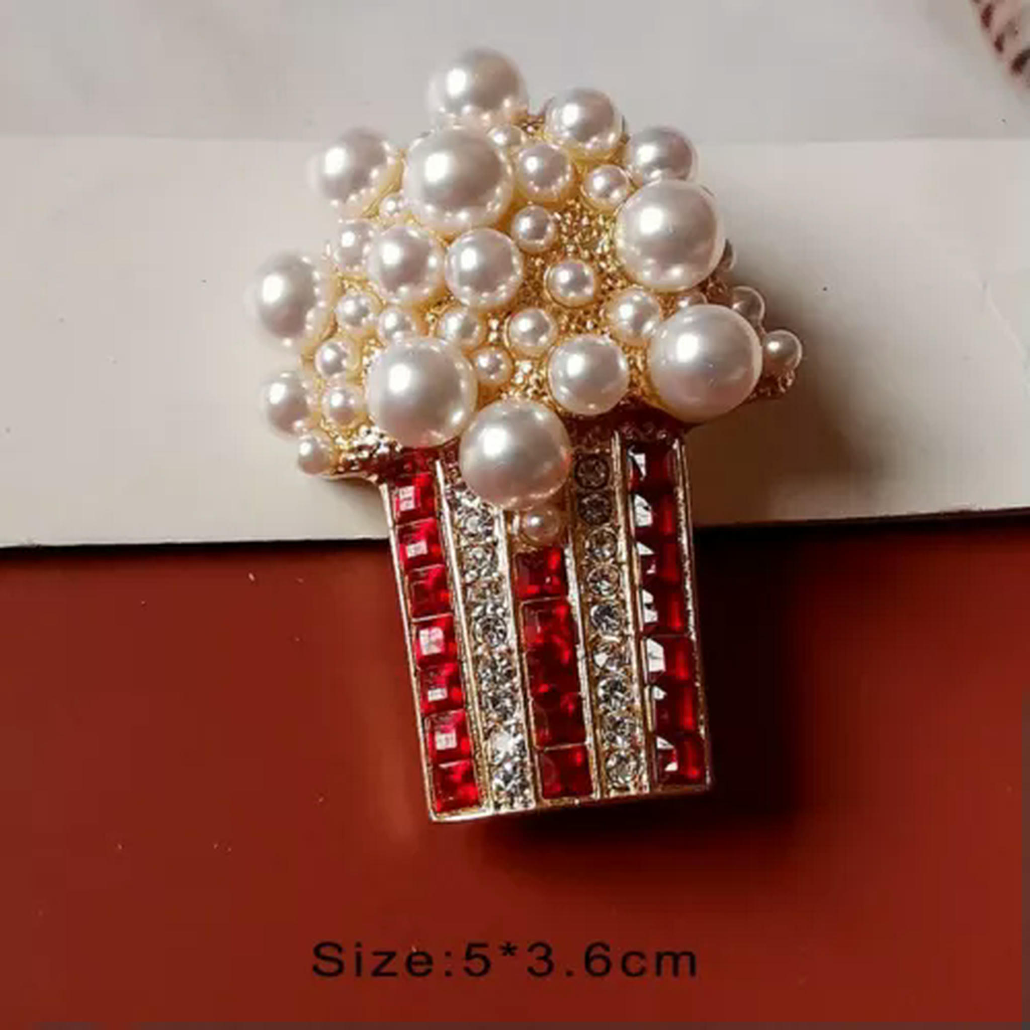 WBQF vintage Baroque Flower Brooch Western Retro Palace Pearl Brooches ...