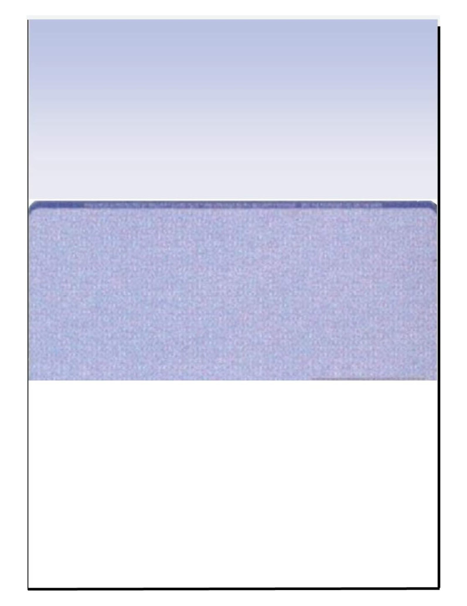 WBTAYB High-Security Check Paper, Blue w Complex Background Pattern, 8 ...