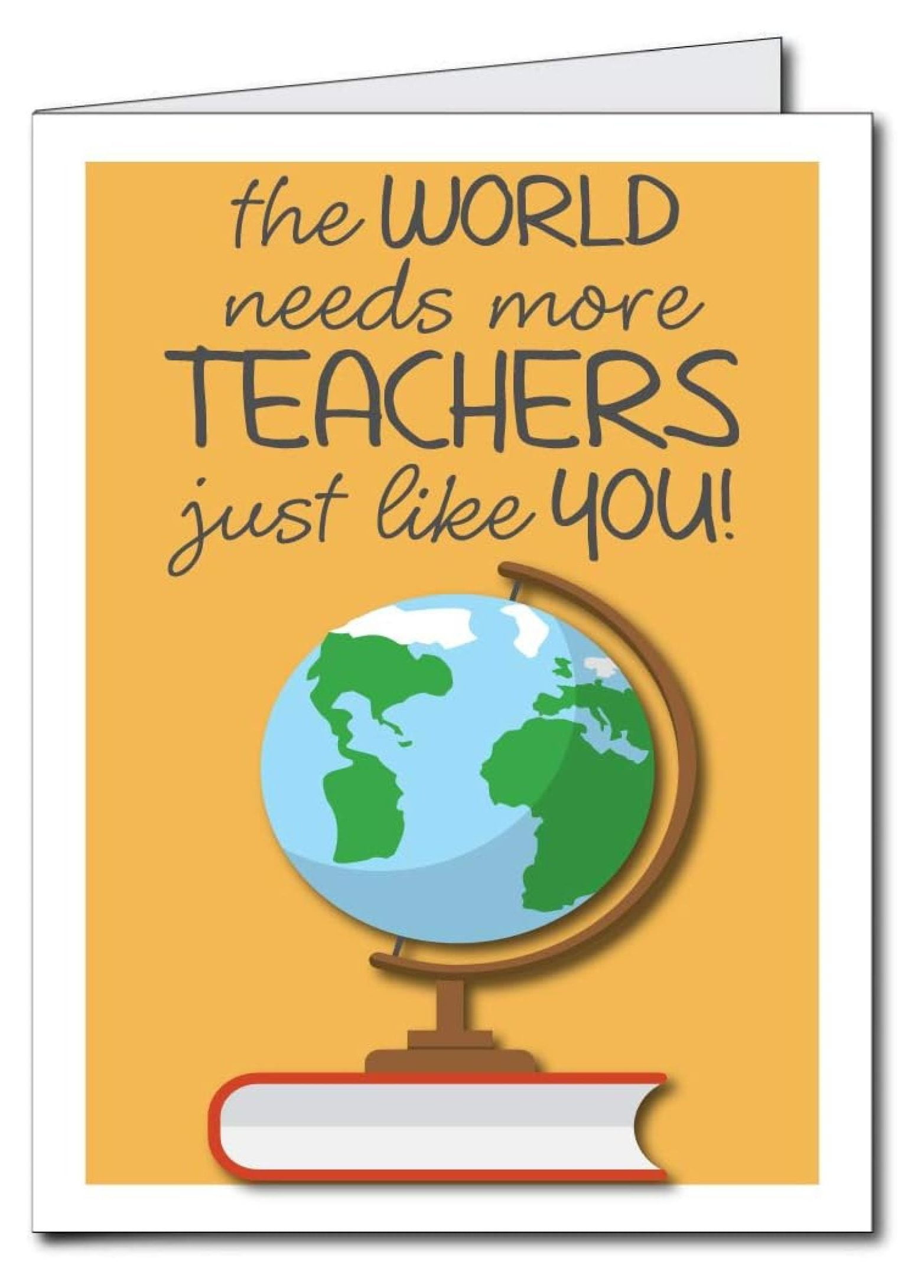 WBTAYB Jumbo Greeting Cards: 2 feet x 3 feet Giant Teacher Thank You ...