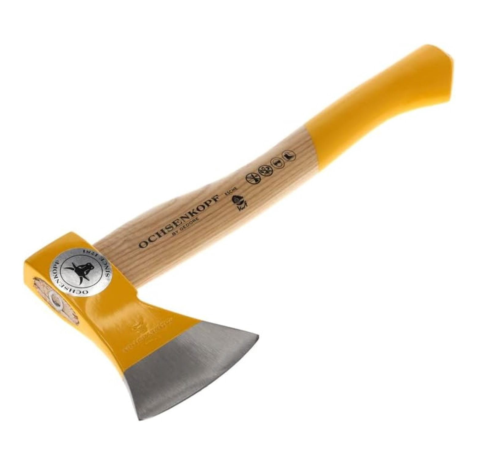 WBTAYB OX235E-0602 Forestry Hatchet, Beige/Yellow/Silver, 600 g ...