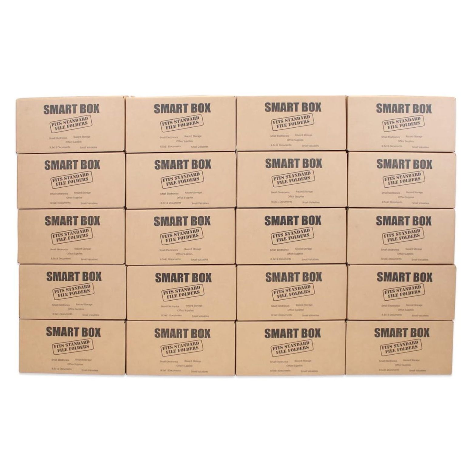 WBTAYB Smart Shipping Box Bundle of 20, 19 in x 12 in x 10 in, 1.1 ...
