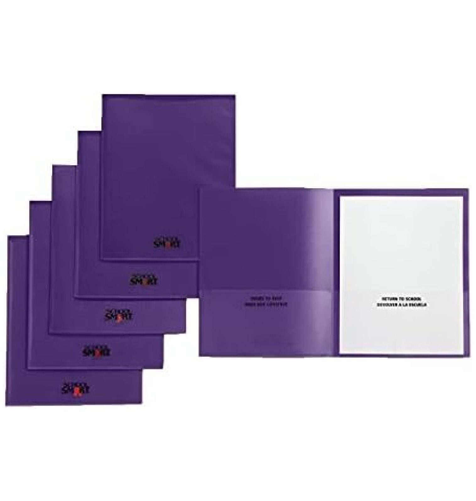 WBTAYB Take Home Heavy-Duty Folder, Purple, Pack of 24 - Walmart.com