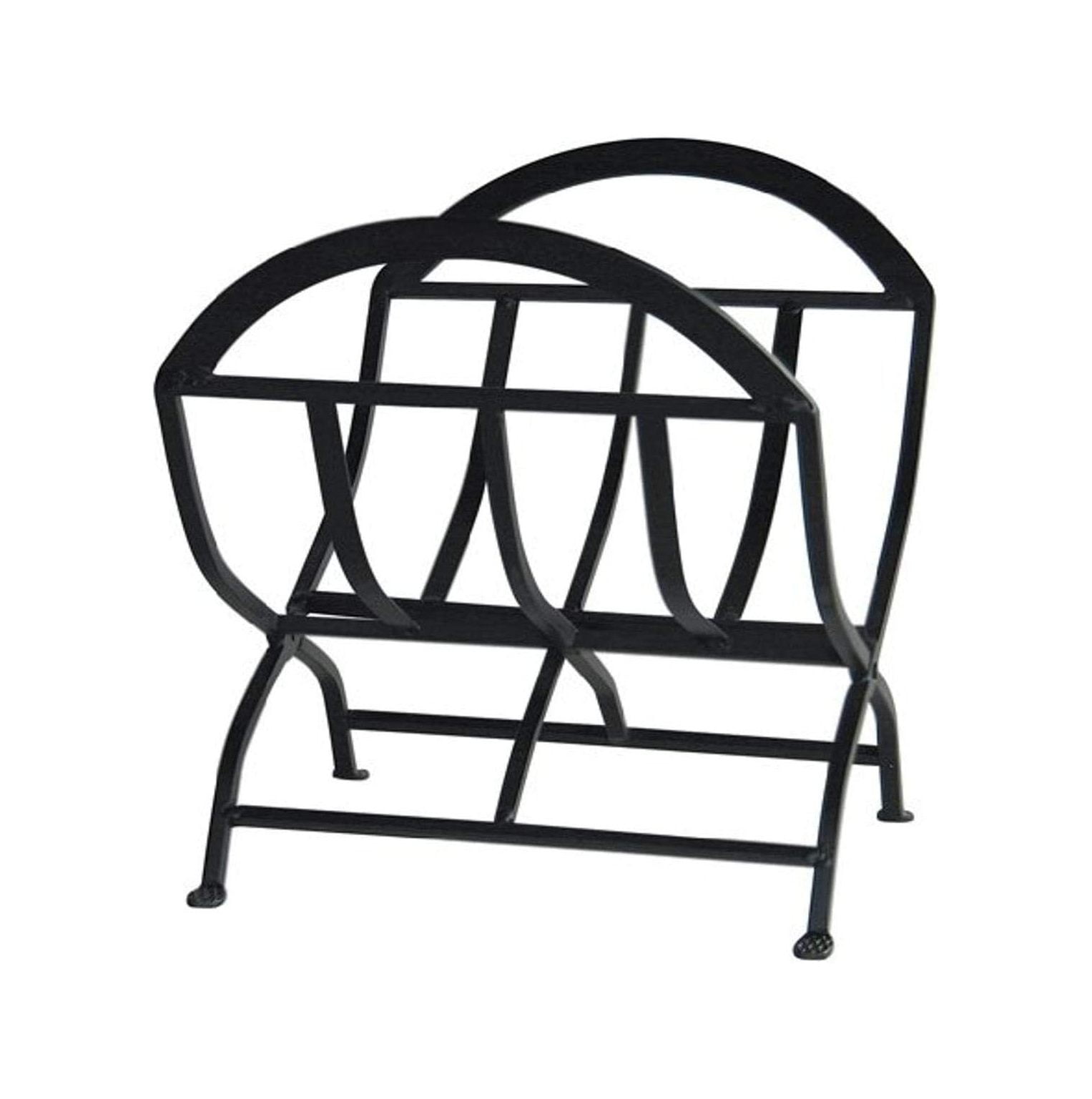 WBTAYB, W-1038, Black Wrought Iron Log Rack - Walmart.com