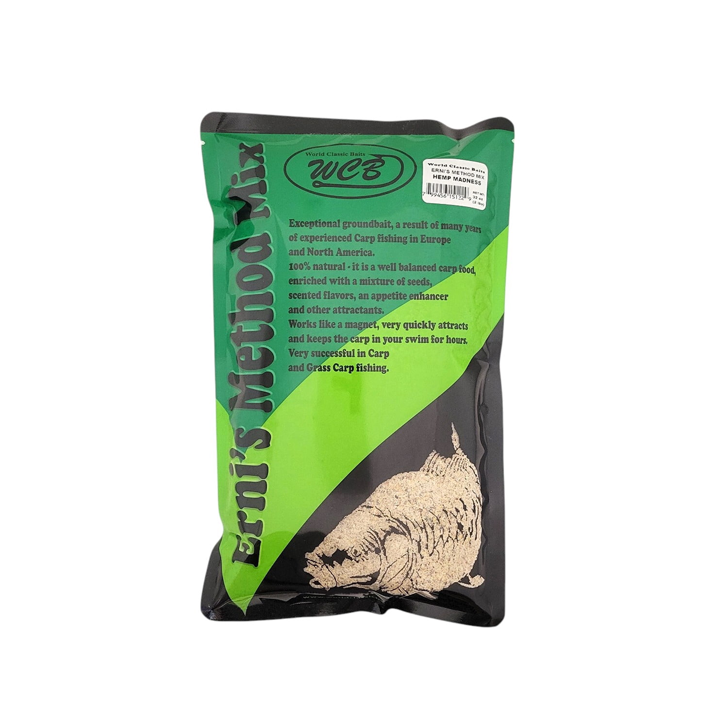 WCB Carp Baits Groundbait Chum Mix Feeder Mix Carp Bait - Erni's Method ...