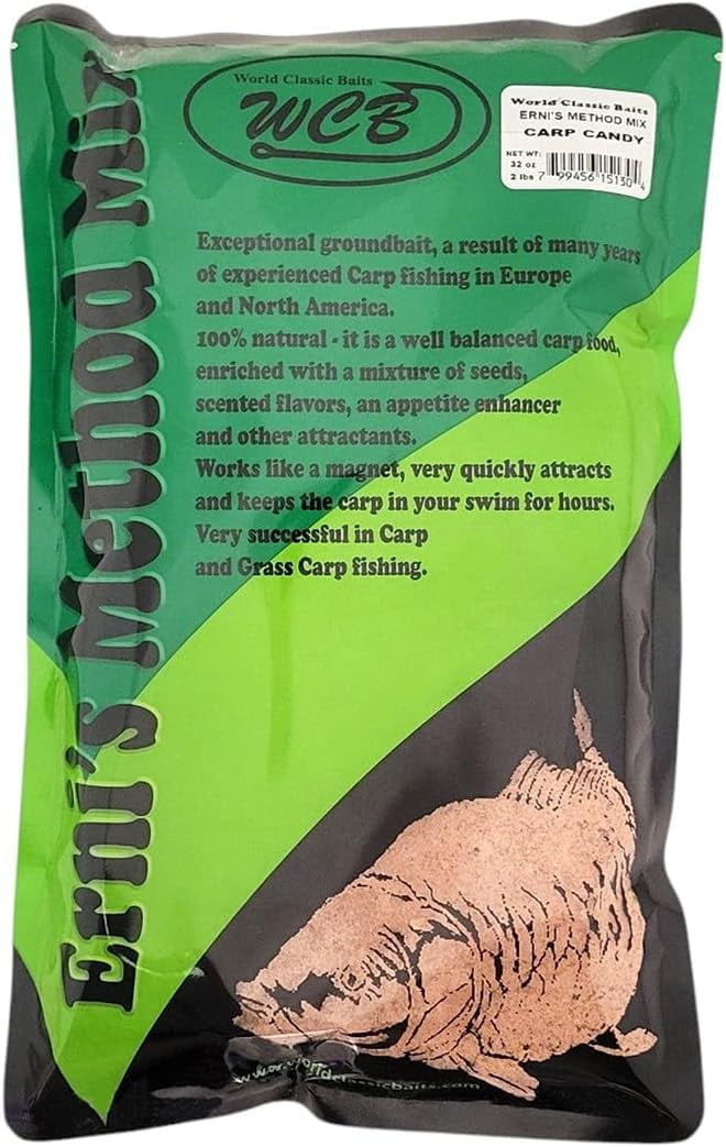 WCB Carp Baits Groundbait Chum Mix Feeder Mix Carp Bait - Erni's Method ...