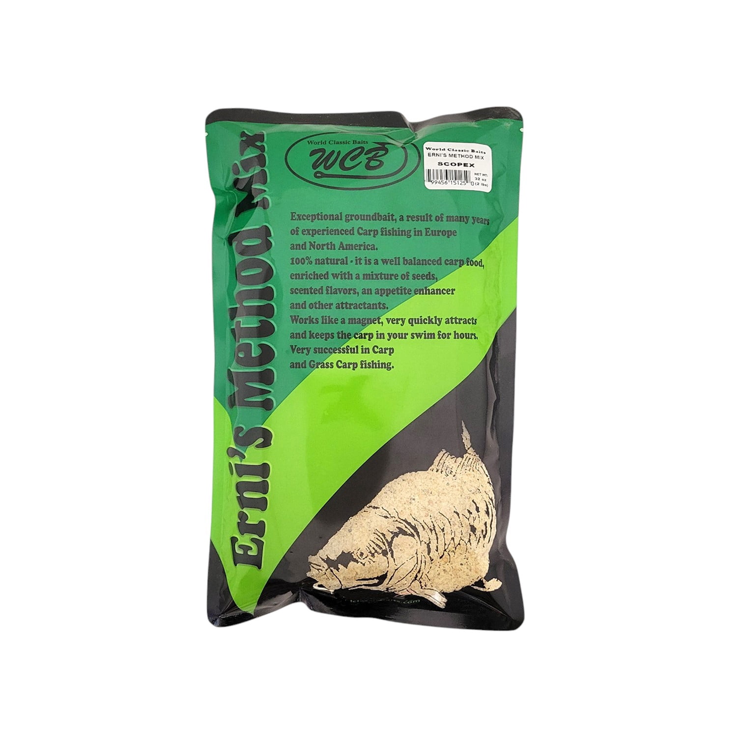 WCB Carp Baits Groundbait Chum Mix Feeder Mix Carp Bait - Erni's Method ...