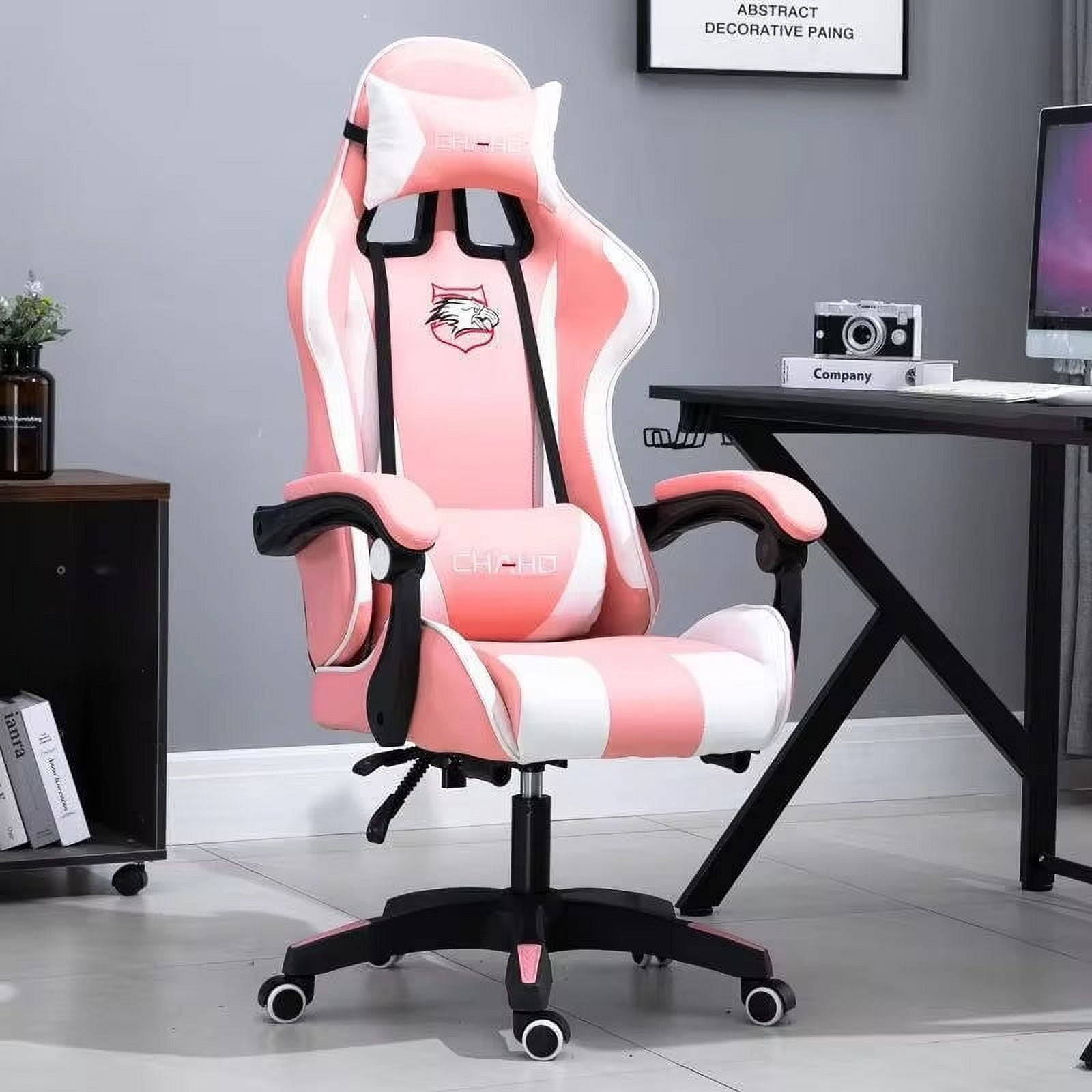 WCG Gaming Chair Computer Chair High-Quality Gaming Chair Leather Internet LOL Internet Cafe ...