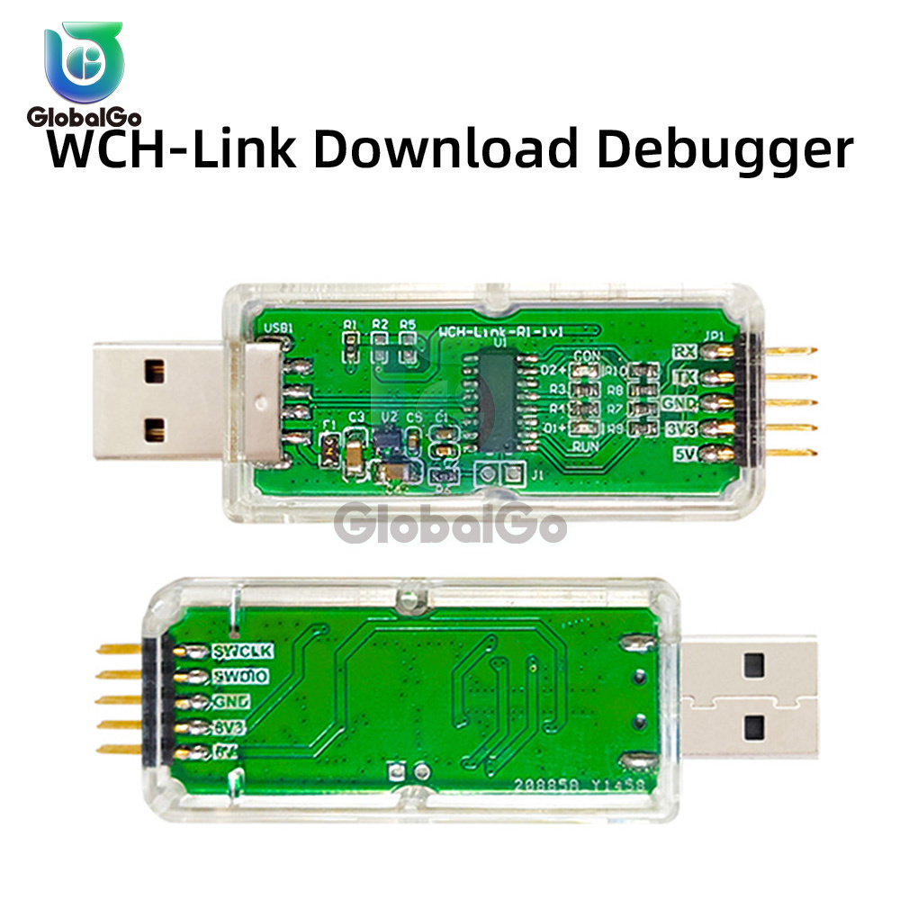 WCH link Download Debugger RISC-V Framework MCU Oonline Debugging SWD Interface Chip Programming ...