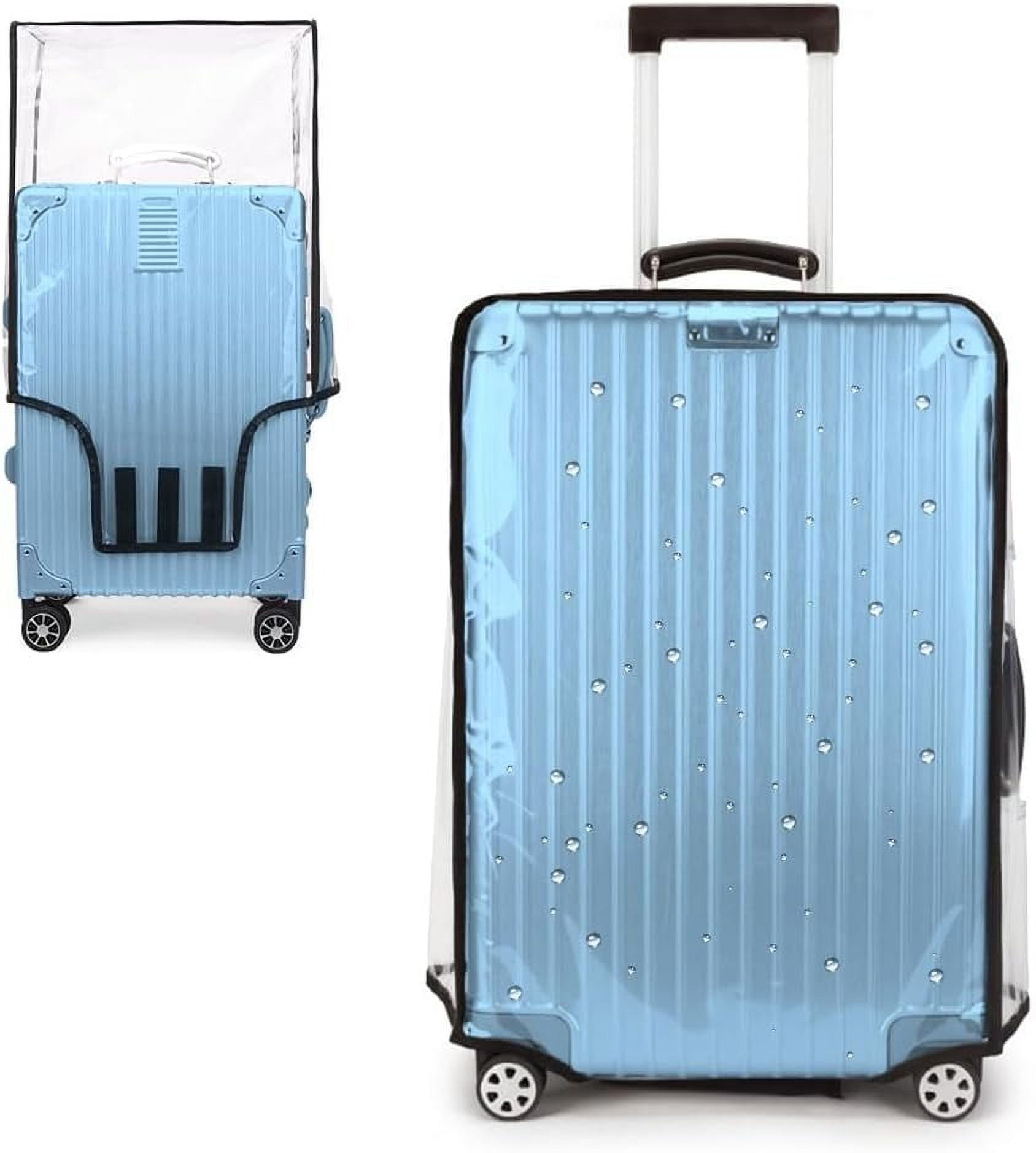 WCHOSOZH Luggage Cover, Clear Suitcase Cover Luggage Protector ...