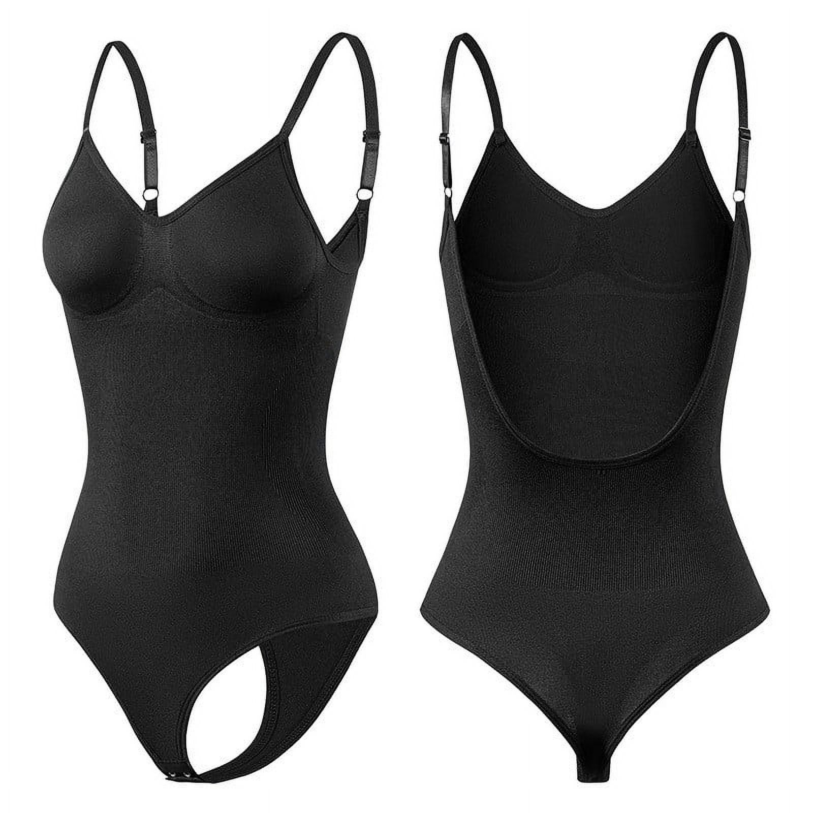 WCJM Black Slims Shapewear Bodysuit Thong Or Brief: Sculpting Shaper ...