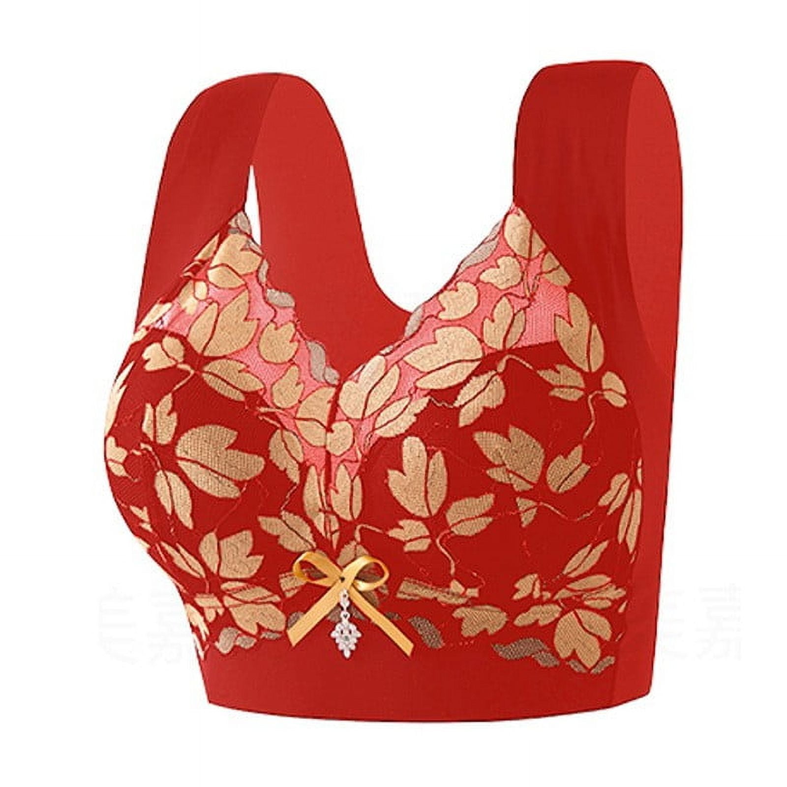 WCJM Bra Versatile Comfy & Wireless Bra Lace Plus Size No Wire ...