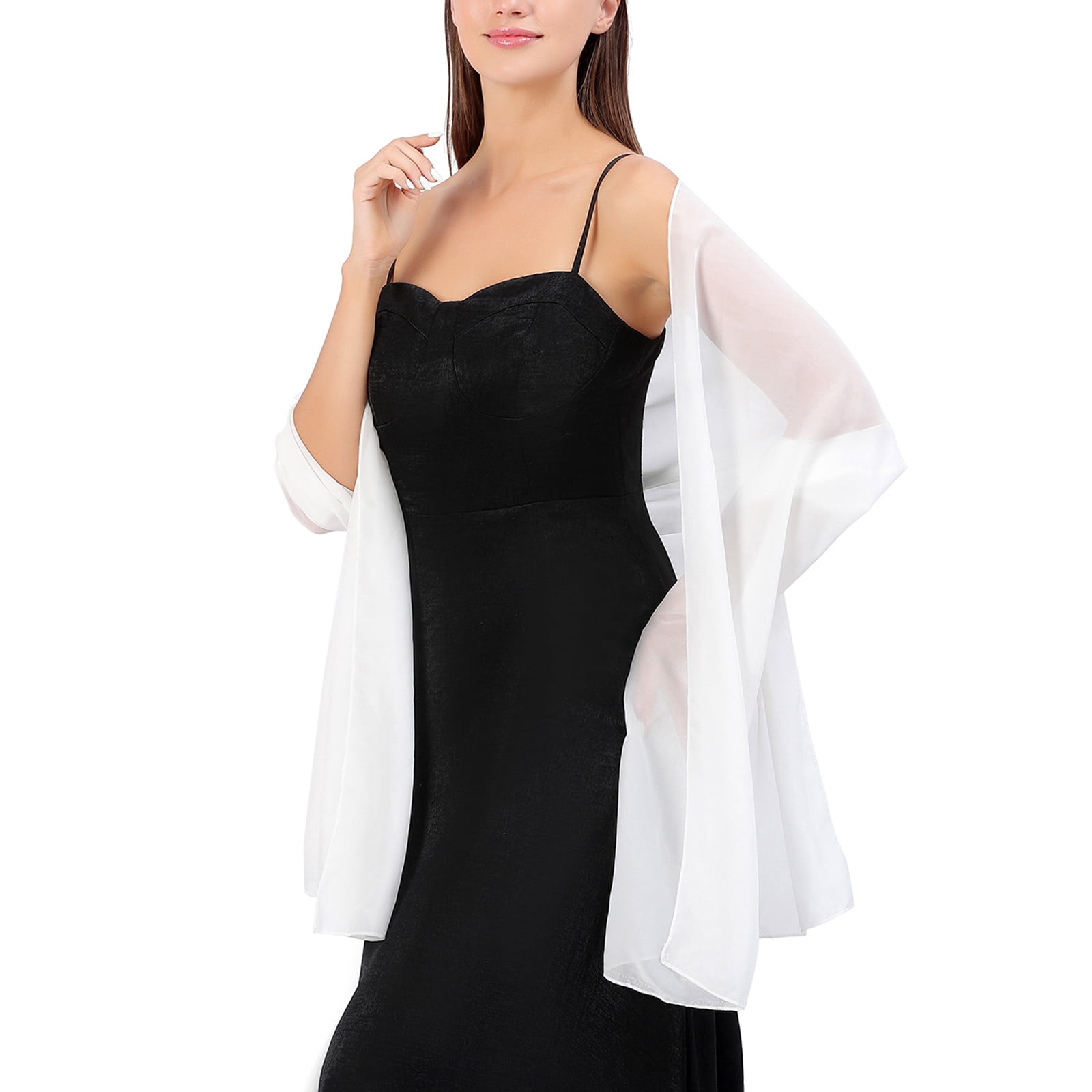 WCJM FemaleWomen Stole Shawl Silk Scarf Wrap Pashmina For Wedding ...