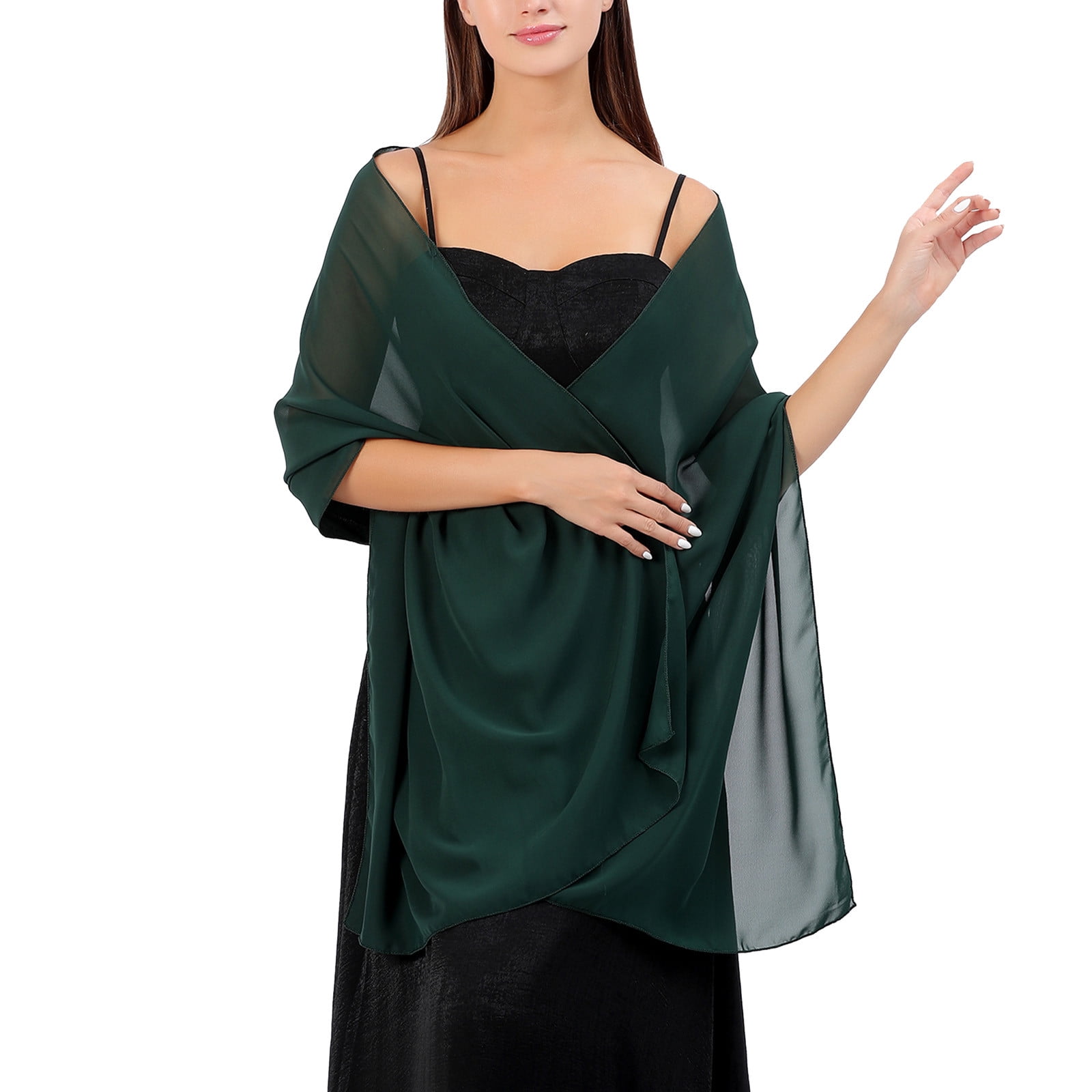 WCJM FemaleWomen Stole Shawl Silk Scarf Wrap Pashmina For Wedding ...