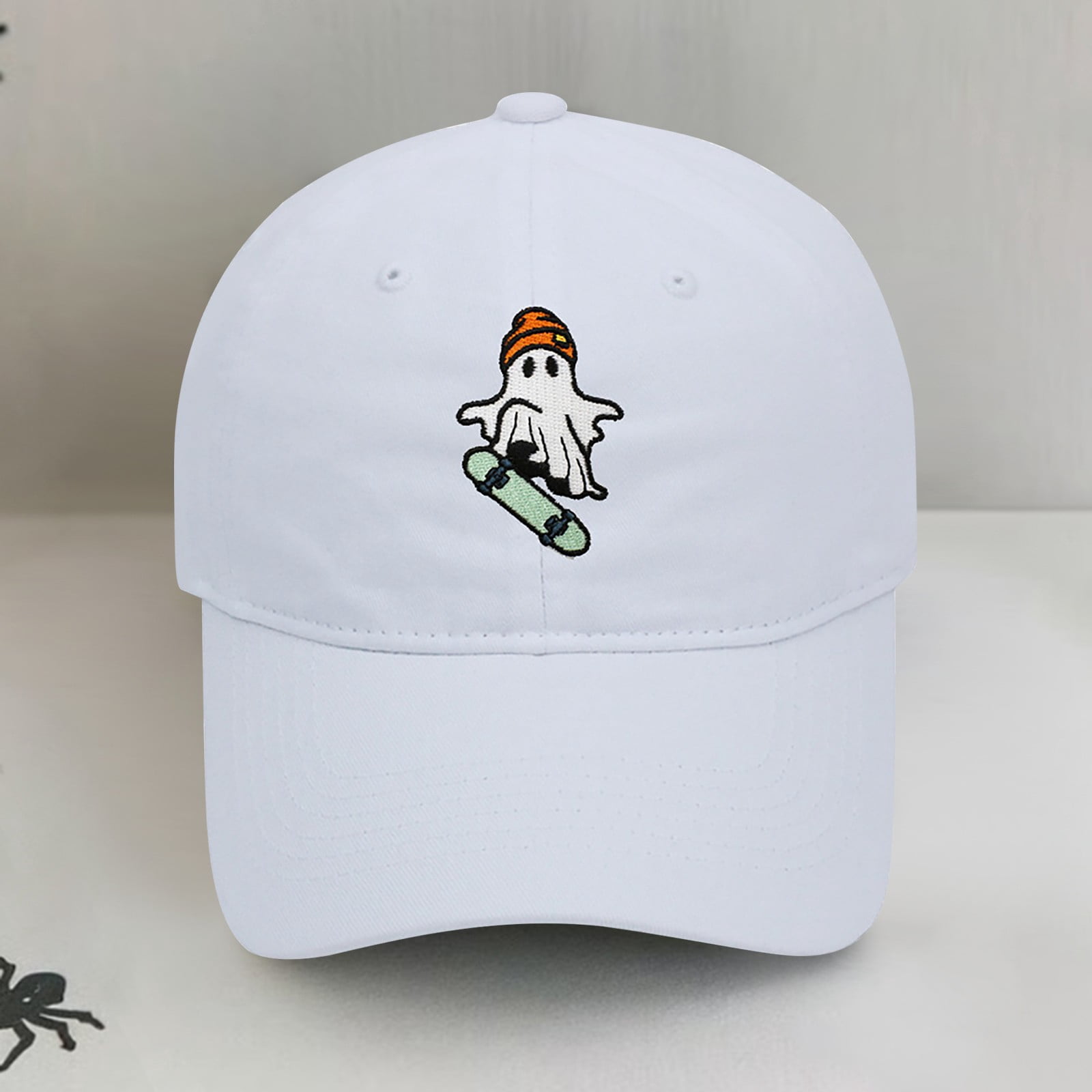 WCJM a Ghost Design Samhain Womens Beach Sun Straw Hat Uv Upf 80 ...
