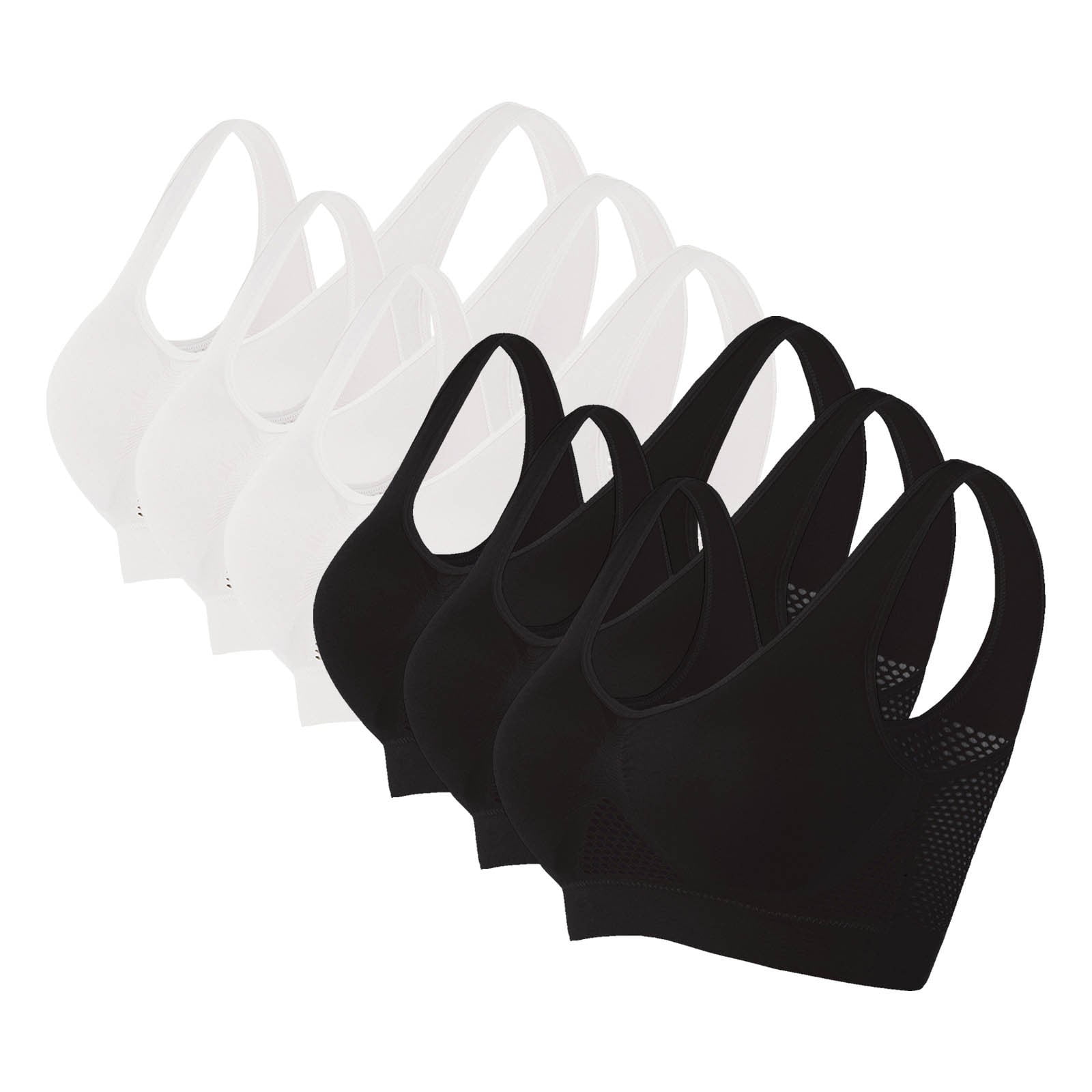 WCJM Gray Breathable Cool Liftup Air Bra New Sports Bra Large Size Air ...