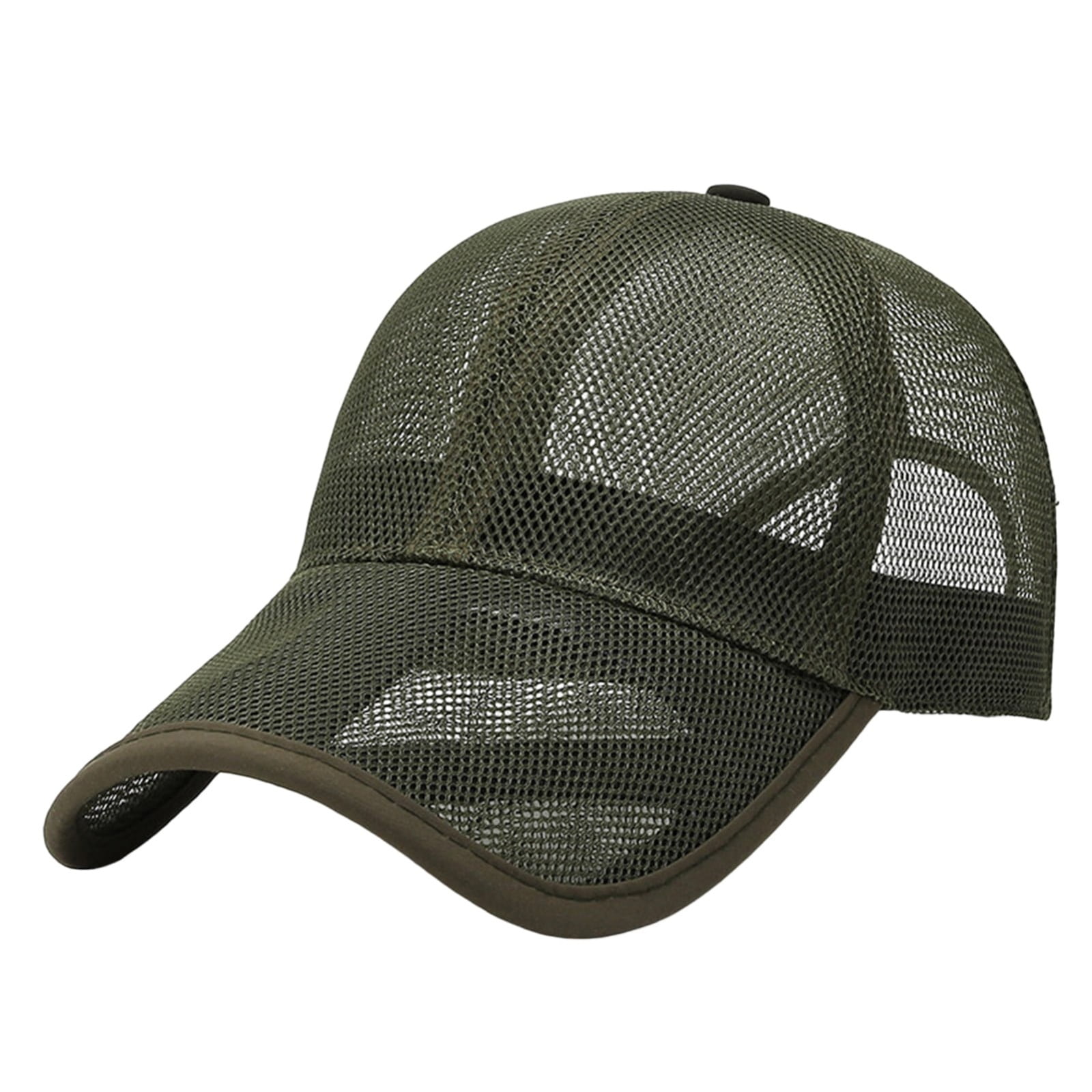 WCJM Green Nylon,Spandex Summer Baseball Cap Mesh Back Sun Hats Sports ...