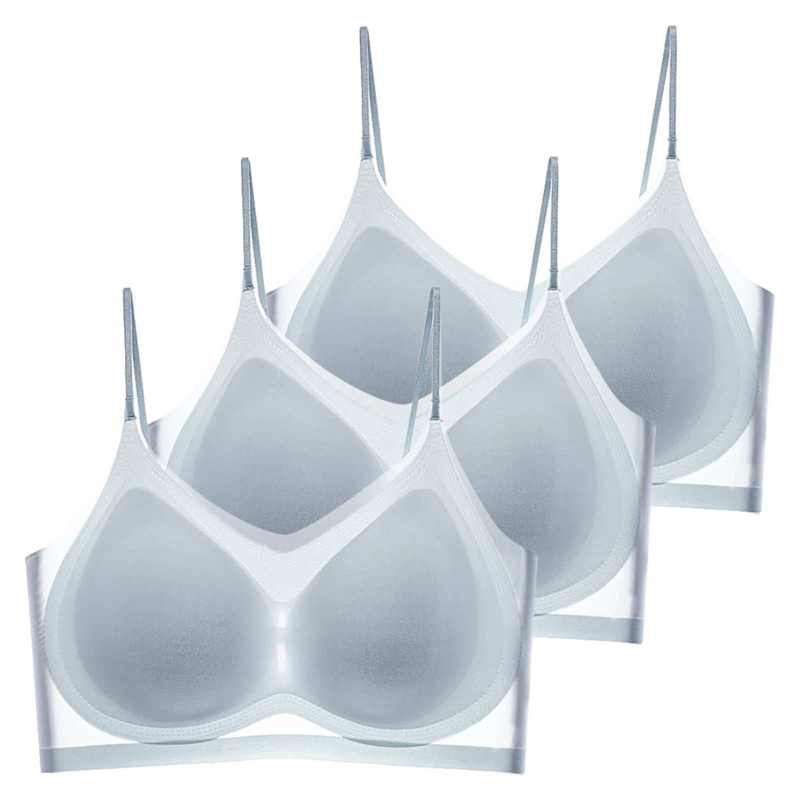 WCJM Thin Bras Summer Thin Plus Size Ice Comfort Bra Balconette Bras A ...