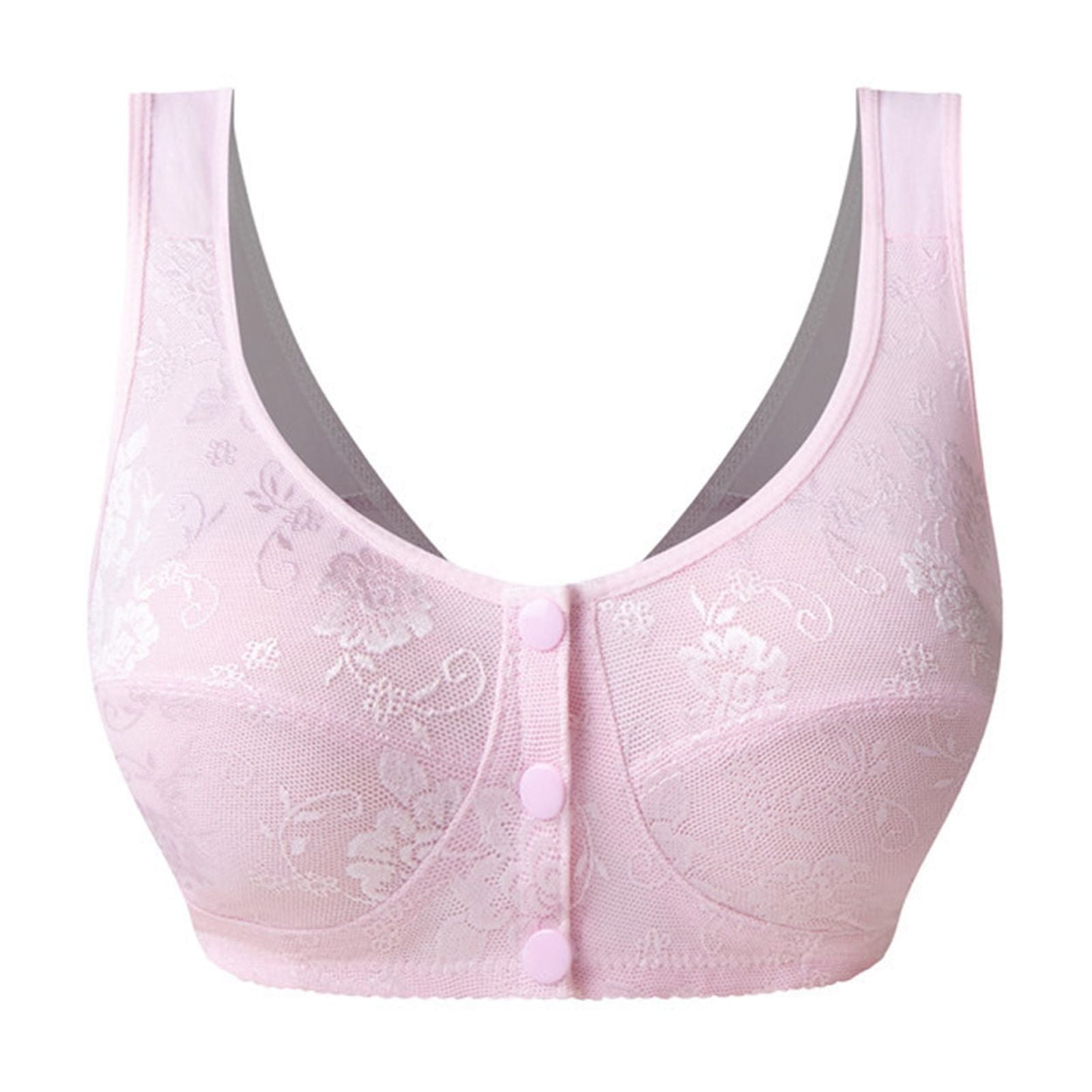 WCJM Up To 50% Off Bra See Through Panty Bra Cotton Bra Pink,42 ...