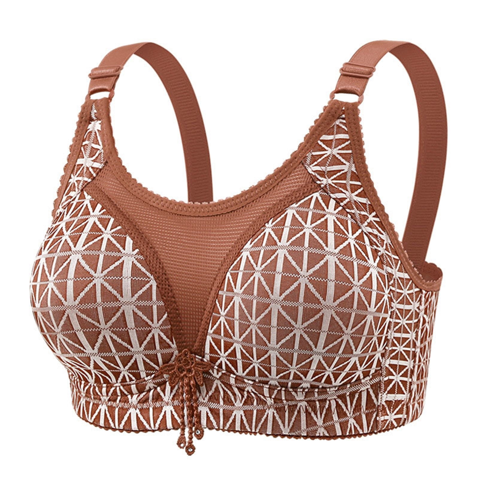 WCJM Up To 50% Off Bra With Removable Cups Polyester,Spandex Bra Coffee ...