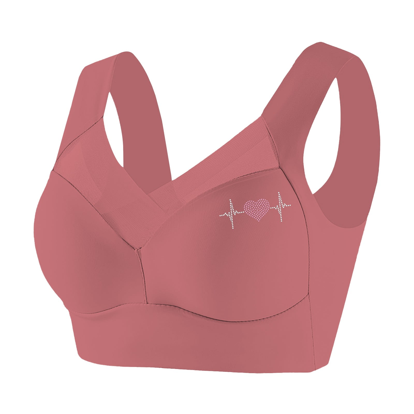 WCJM Female B Nylon,Spandex Hot Pink Ra Large Size Without Ring Lace ...