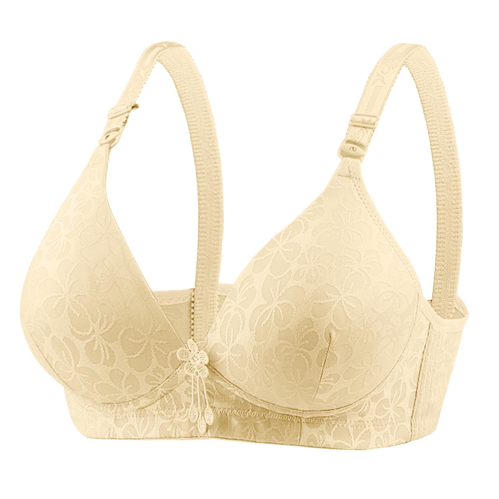 WCMZJ Bra for Women's Push Up Soft Cup Non Padded Bras Full Coverage Comfort Wirefree Brassiere ...