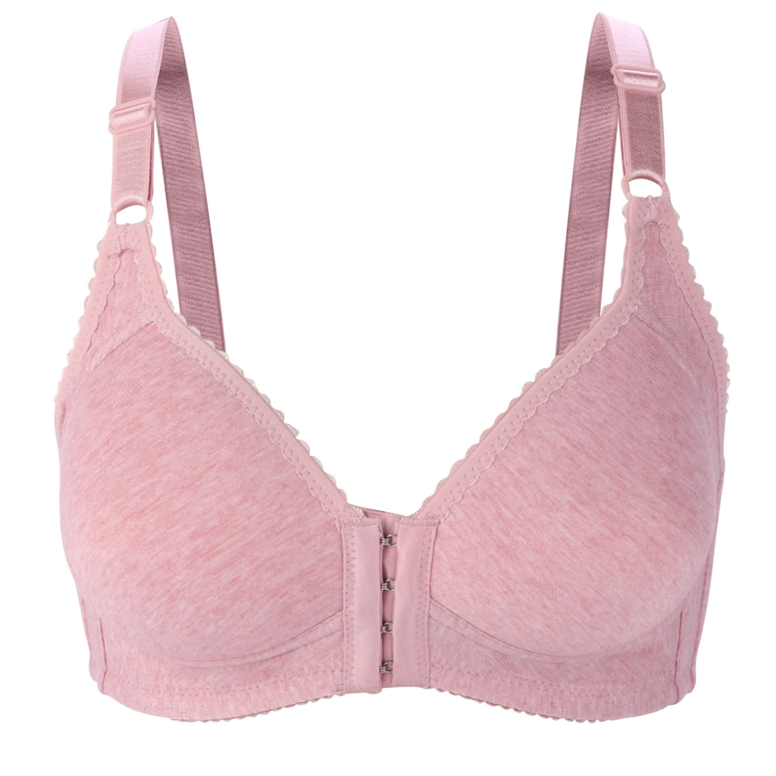 WCMZJ Bras for Older Women Breathable Front Snaps Cotton Full Coverage ...