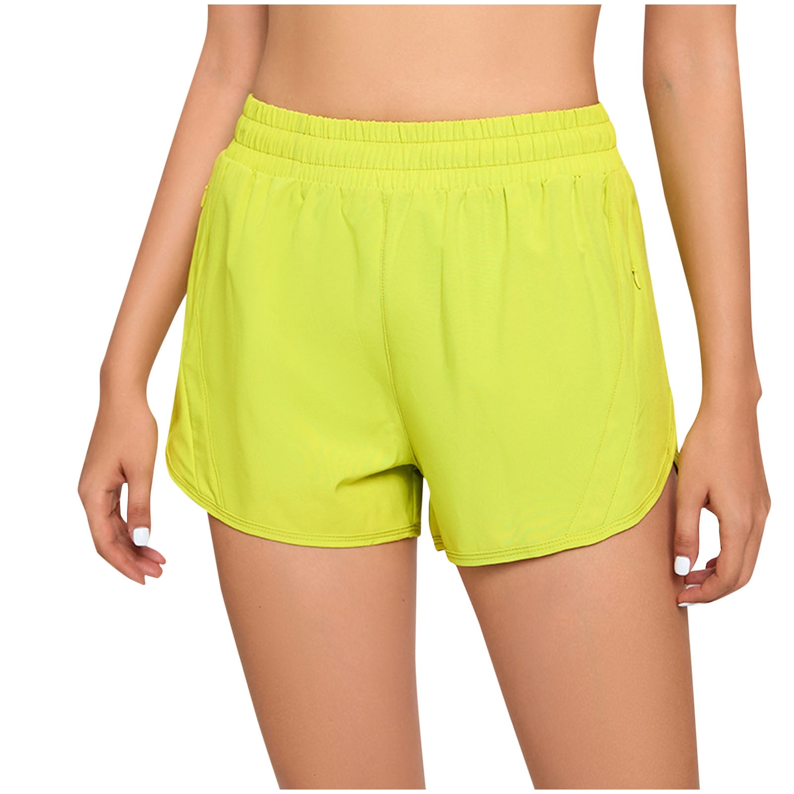 WCMZJ High Waisted Athletic Running Shorts for Women Dolphin Shorts ...
