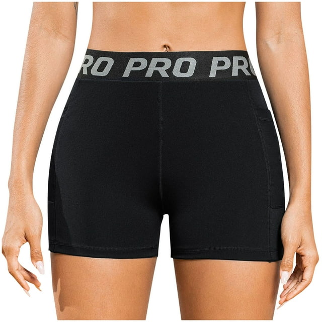 WCMZJ Women Spandex Volleyball Shorts Summer Workout Compression Shorts ...