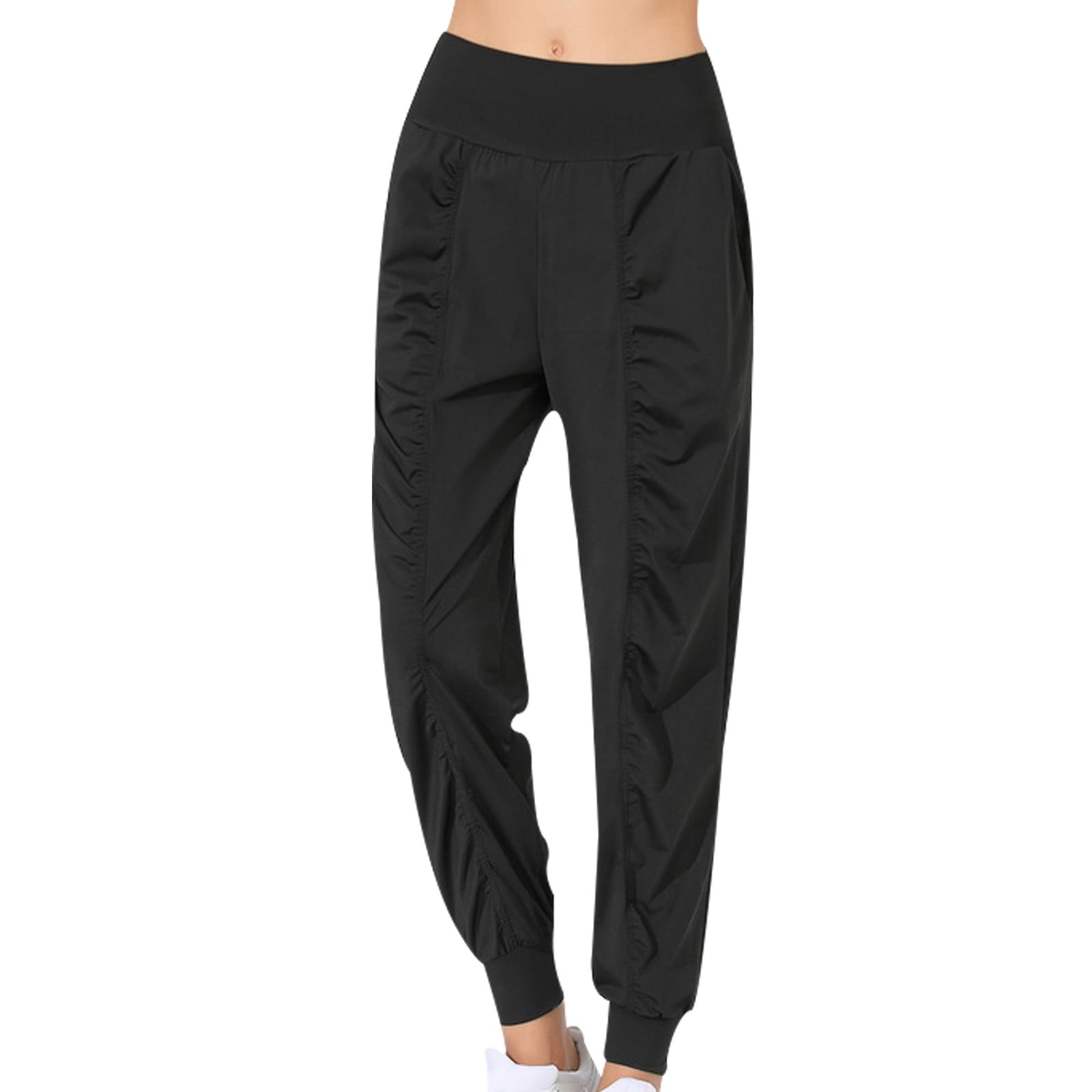 WCMZJ Women's Pants Joggers with Pockets Elastic High Waisted Athletic ...