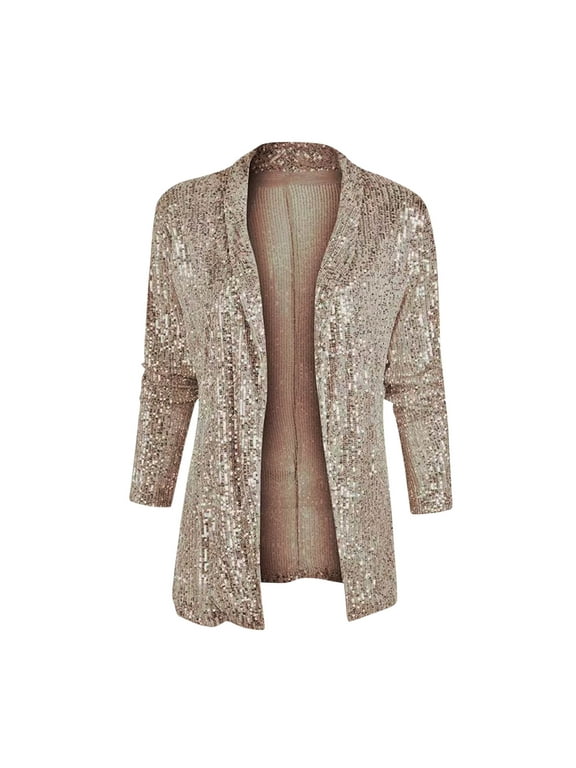 Chouyatou Women's Elegant Open Front Round Neck Fringed Plaid Checkered ...