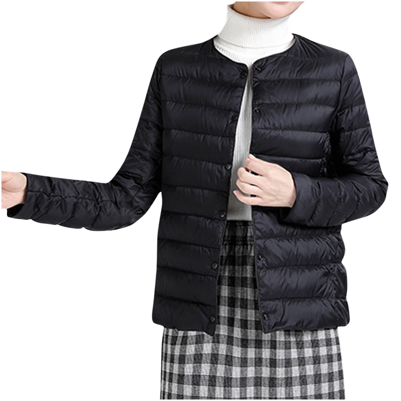 WCMZJ Womens Ultra Lightweight Packable Short Down Jacket Fashion ...