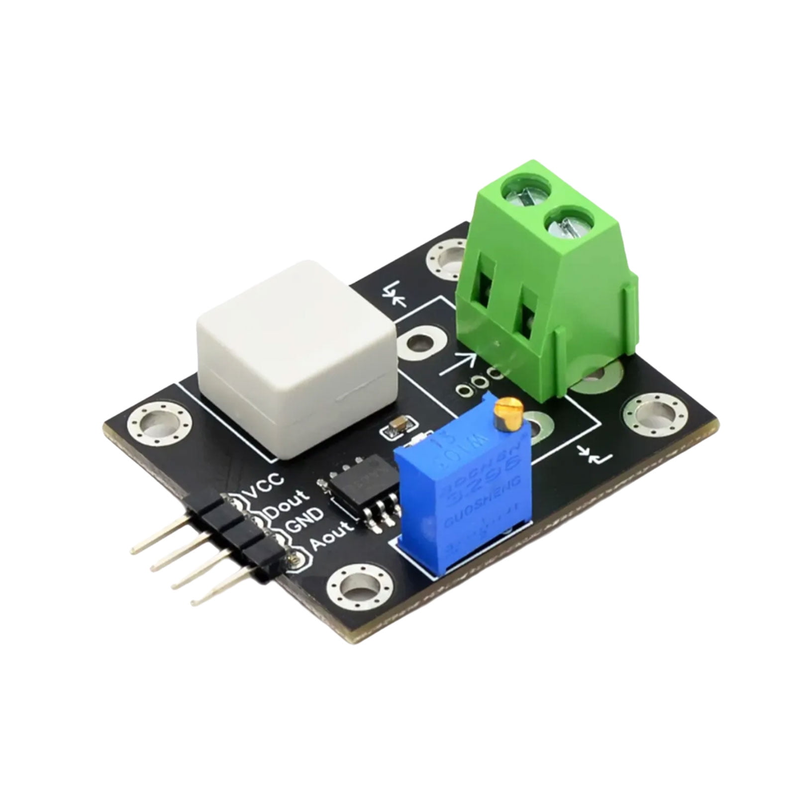 WCS2702 Current Detection Module 0A-2A 2V/A Sensitivity, Analog Output ...