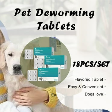 Dewormer, Pet Deworming Tablets For Dogs And Cats Internal Deworming（3 ...