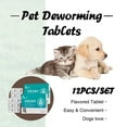 WCUCV Cat Tapeworm Dewormer, Dewormer Tablets Treats for Common Worm In ...