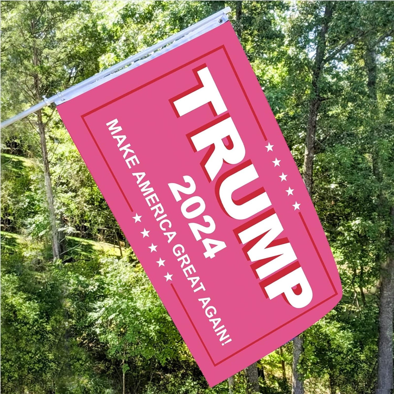 WCUCV Limited Time Offer! MAGA Flag 2024 Outdoor Sided 3 Ply 240D Polyeste 2024 Flag Sewing 4 ...