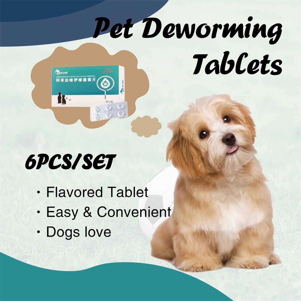 WCUCV Cat Dewormer, Cat Dewormer 6 Tablets/box6 Capsules Pet Deworming ...