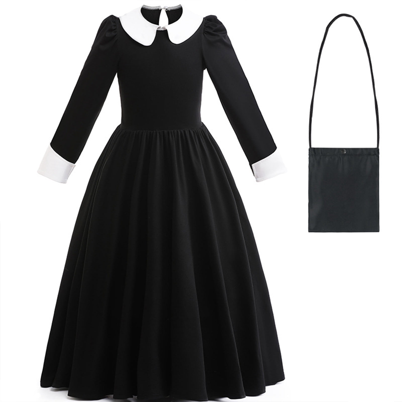 WCUCV Wednesday Girls Costume Dress - Girl's Costume Horror Ghost Bride ...