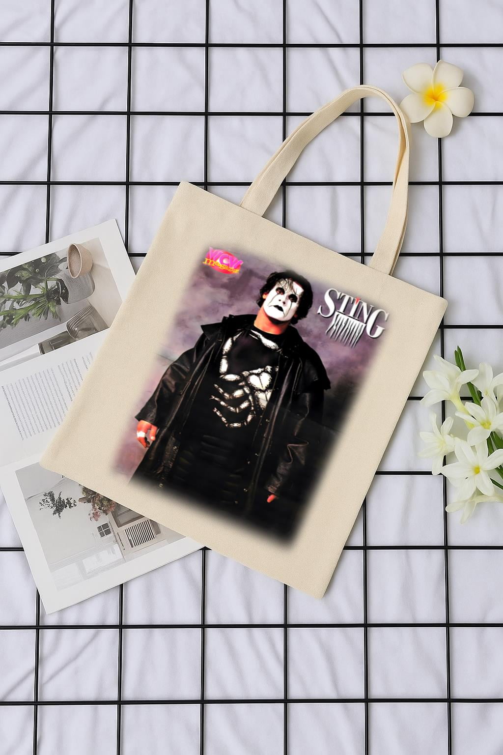 WCW Magazine Cover Sting On Shaka Bag-TH44764 - Walmart.com