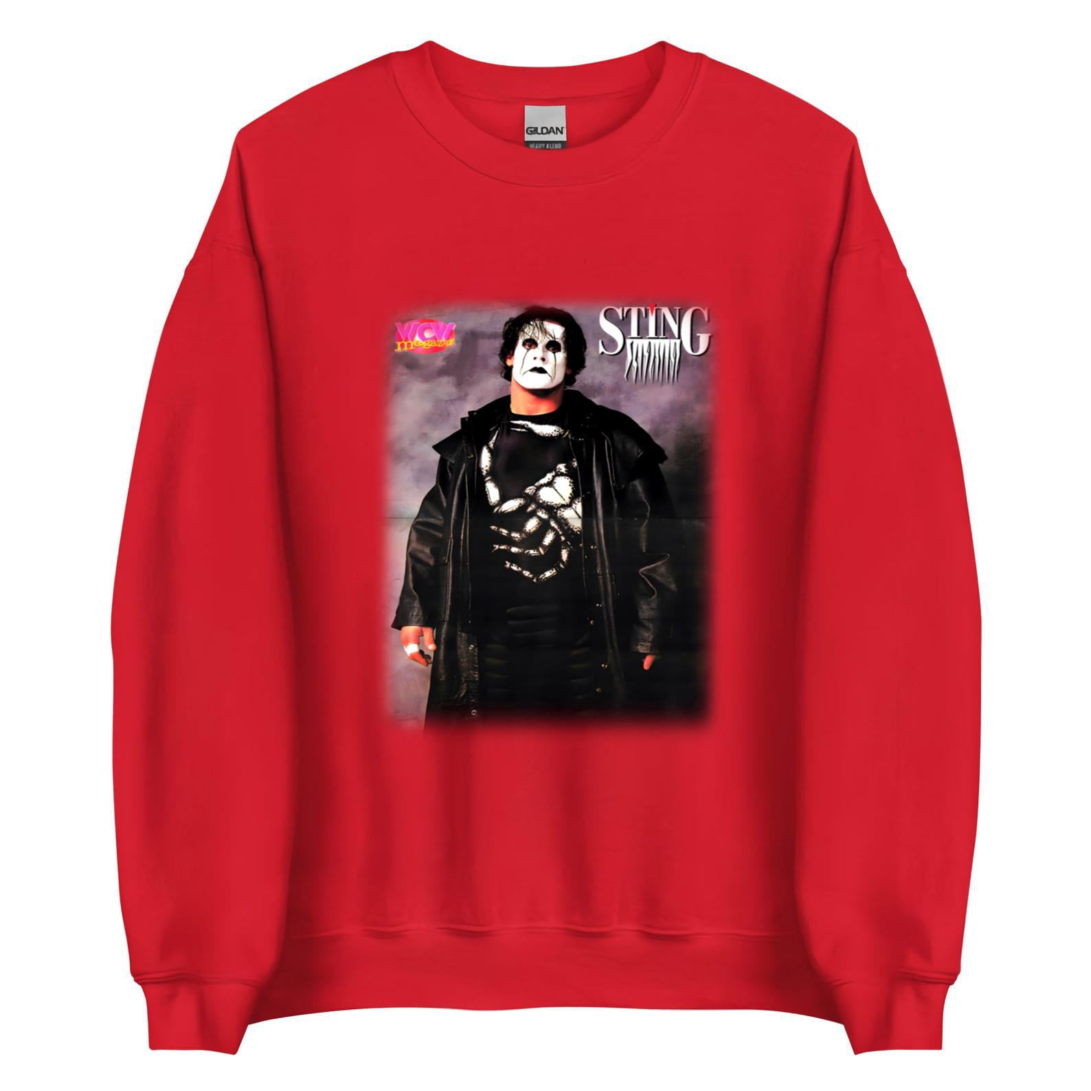 WCW Magazine Cover Sting On Shaka Shirt - Walmart.com