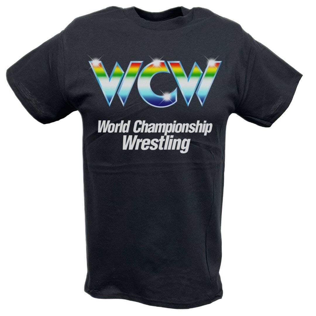 WCW Rainbow Logo World Championship Wrestling T-shirt - Walmart.com