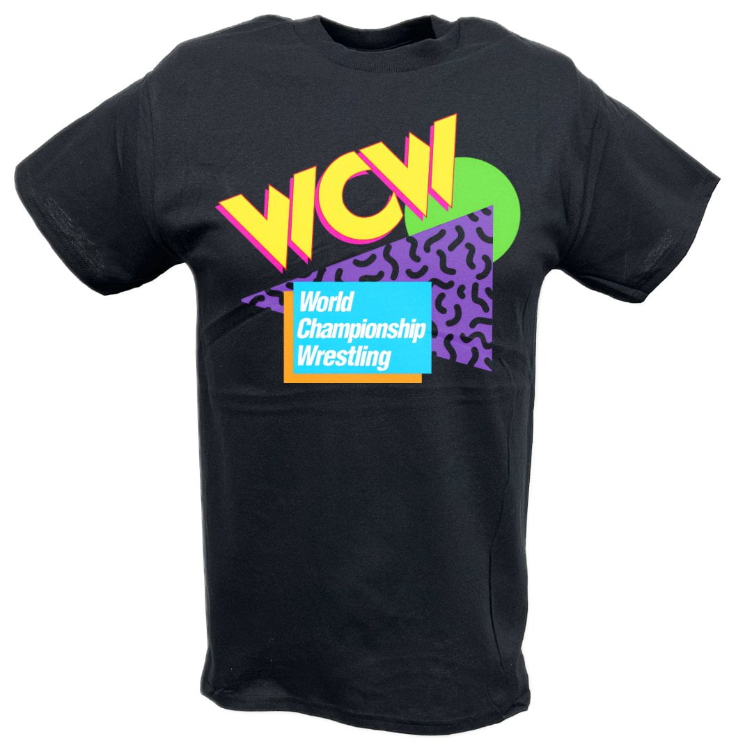 WCW World Championship Wrestling 80s Design T-shirt - Walmart.com