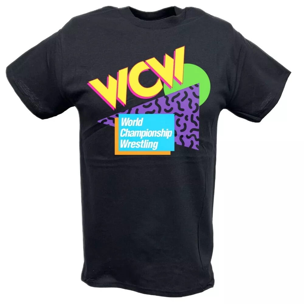 WCW World Championship Wrestling 80s Design T-shirt - Walmart.com
