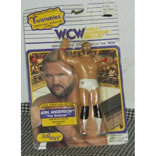 WCW World Championship Wrestling Bendable-Poseable Twistables Arn ...