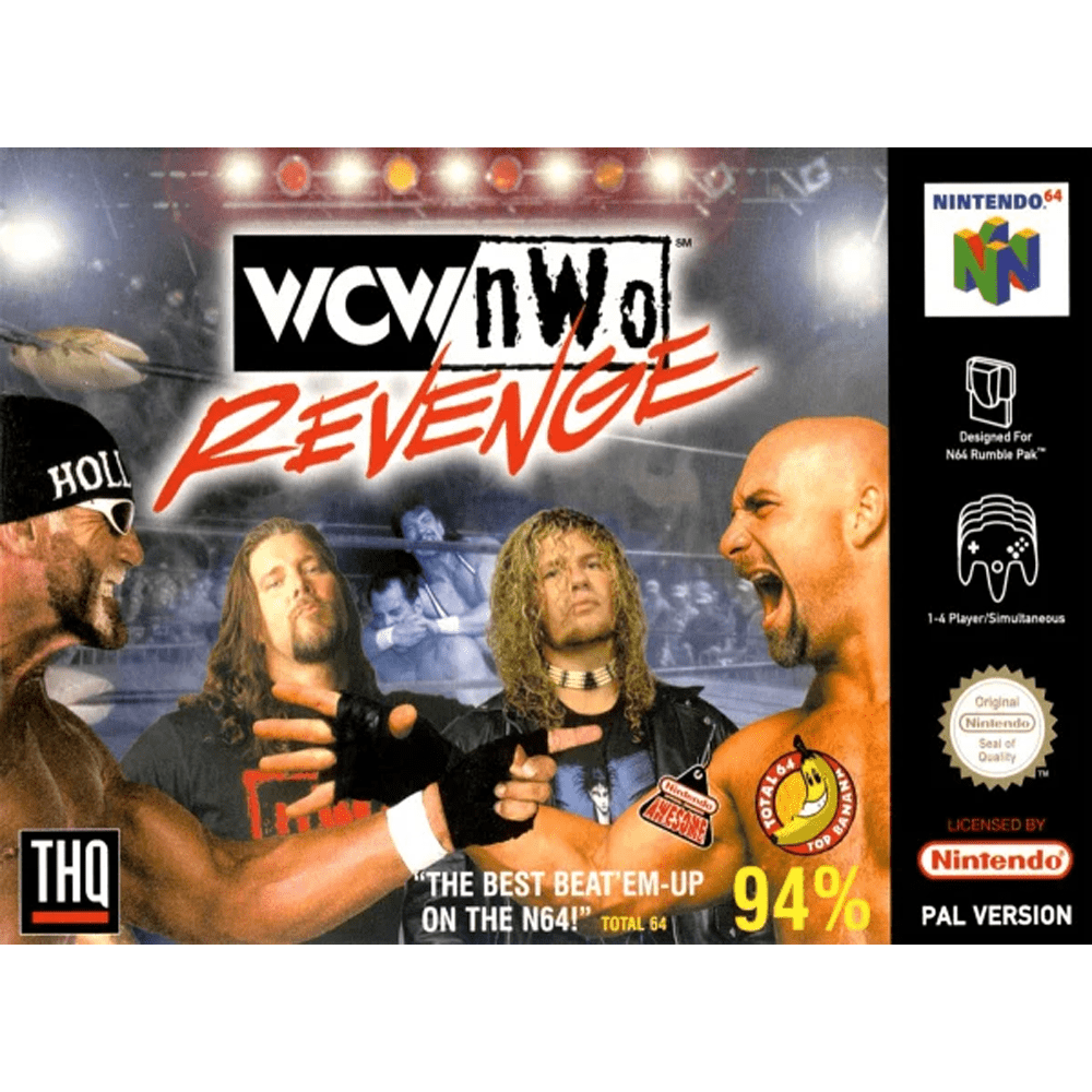 WCW/nWo Revenge Games Cartridge Card for N64 (US Version) - Walmart.com