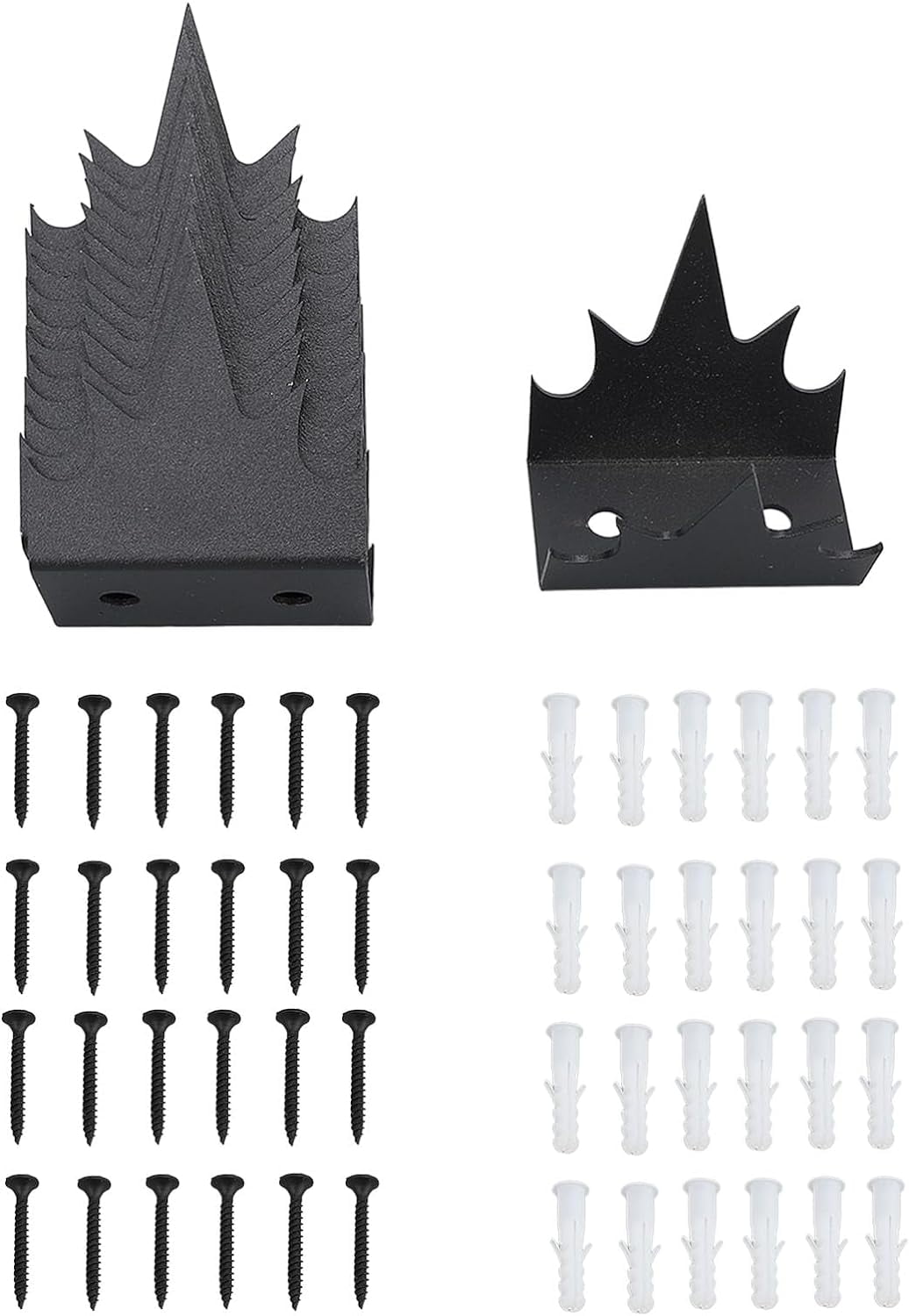 WCX 12pcs Intruder Deterrent Fence Wall Spikes, Security Fence Spikes ...
